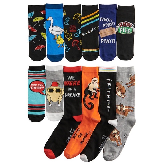 FRIENDS | Underwear & Socks | Nbc Show Friends Mens Socks 2 Days Of ...